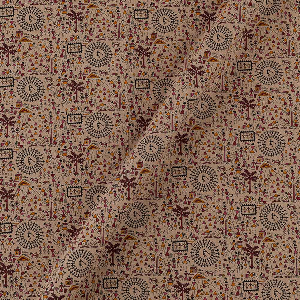 Buy Warli Print Fabric Online @ Best Prices - SourceItRight