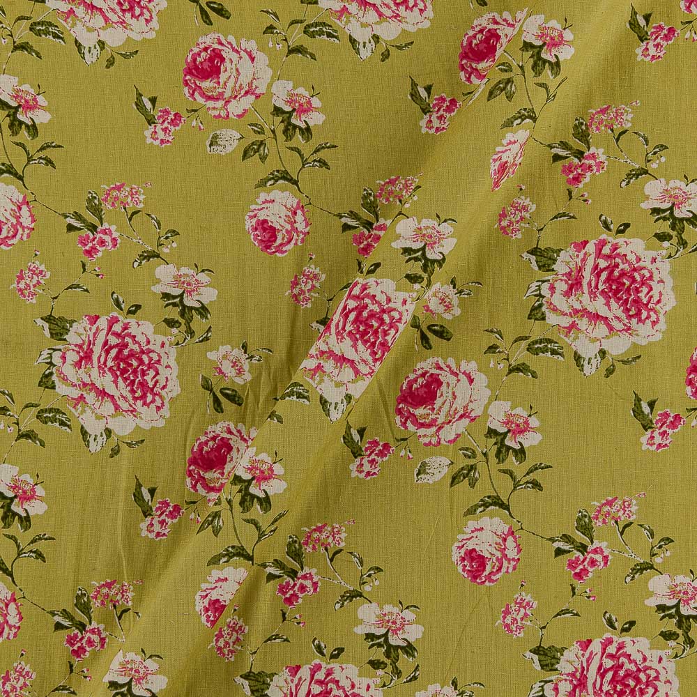 Buy Floral Jaal Printed Fabric Online in India @ Best Price - SourceItRight