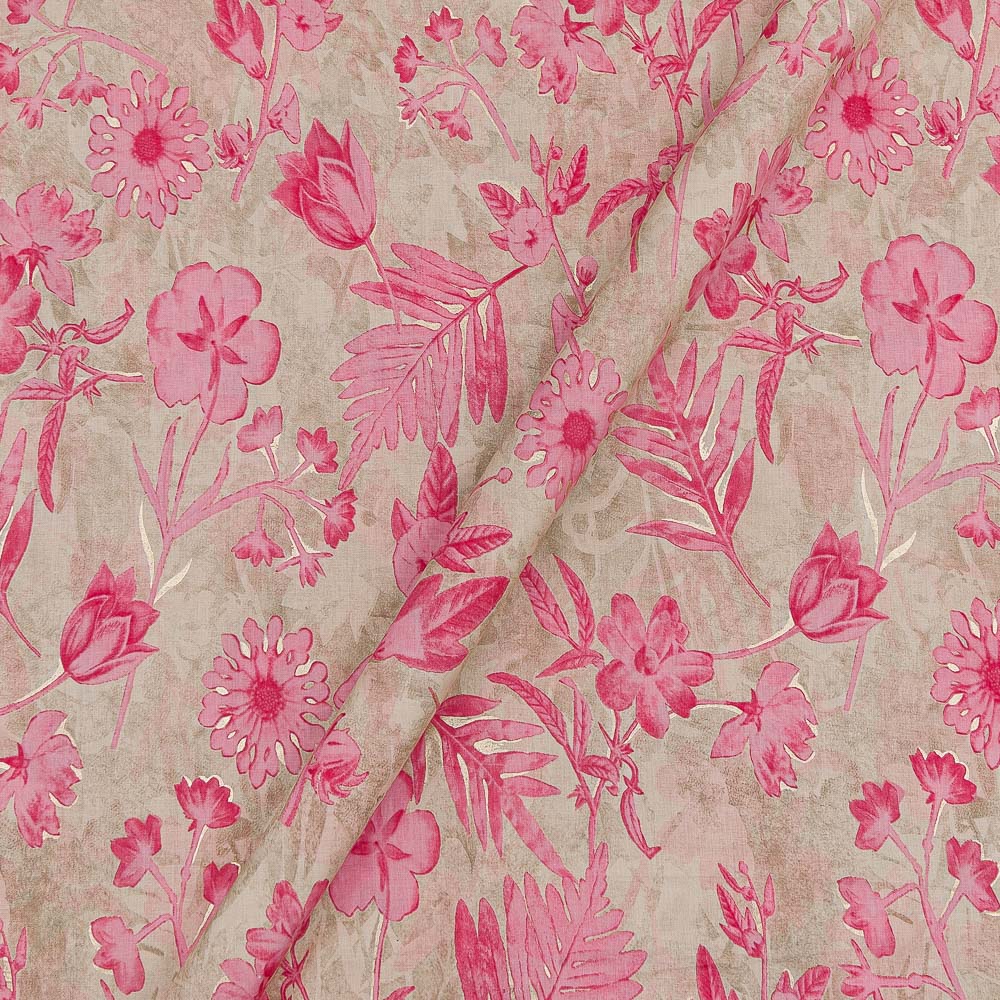 Buy Floral Jaal Printed Fabric Online in India @ Best Price - SourceItRight