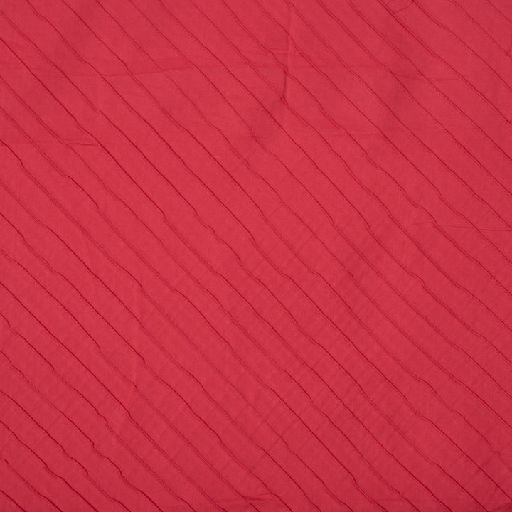 Buy Lizzy Bizzy Hot Coral Colour Plain Dyed Fabric Online 4212AX ...